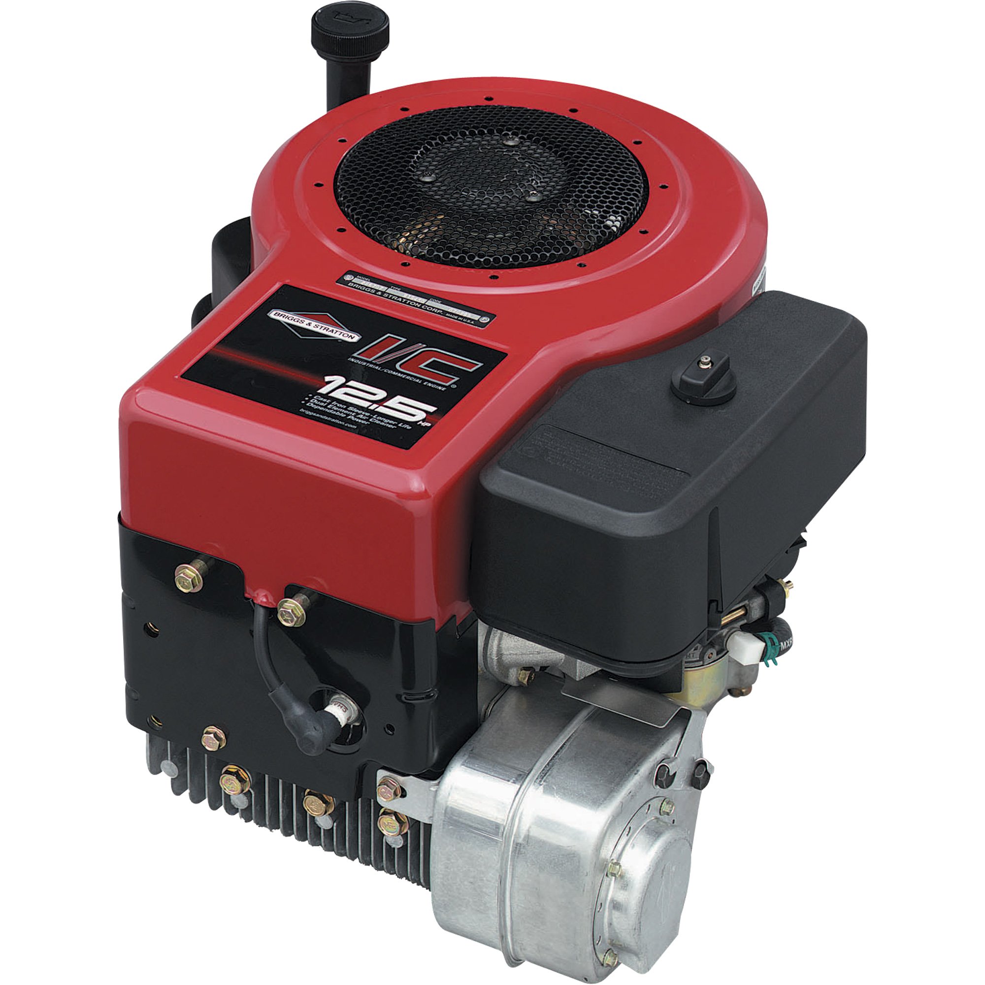 Briggs & Stratton Vertical Engine — 12.5 HP, 1in. x 3 5/32in. Shaft, Model# 286702-4515-E ...